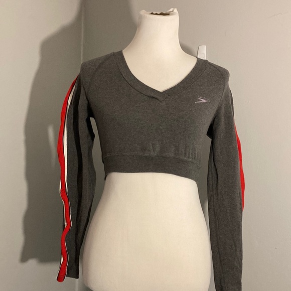 Speedo | Tops | Vintage Speedo Long Sleeve Crop Top | Poshmark